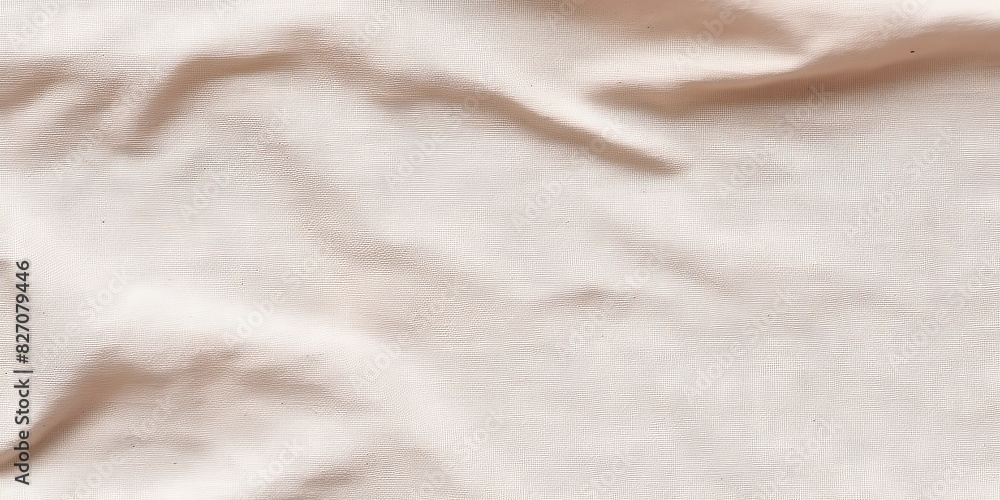 Cream fabric texture with soft folds, natural and cozy textile ...