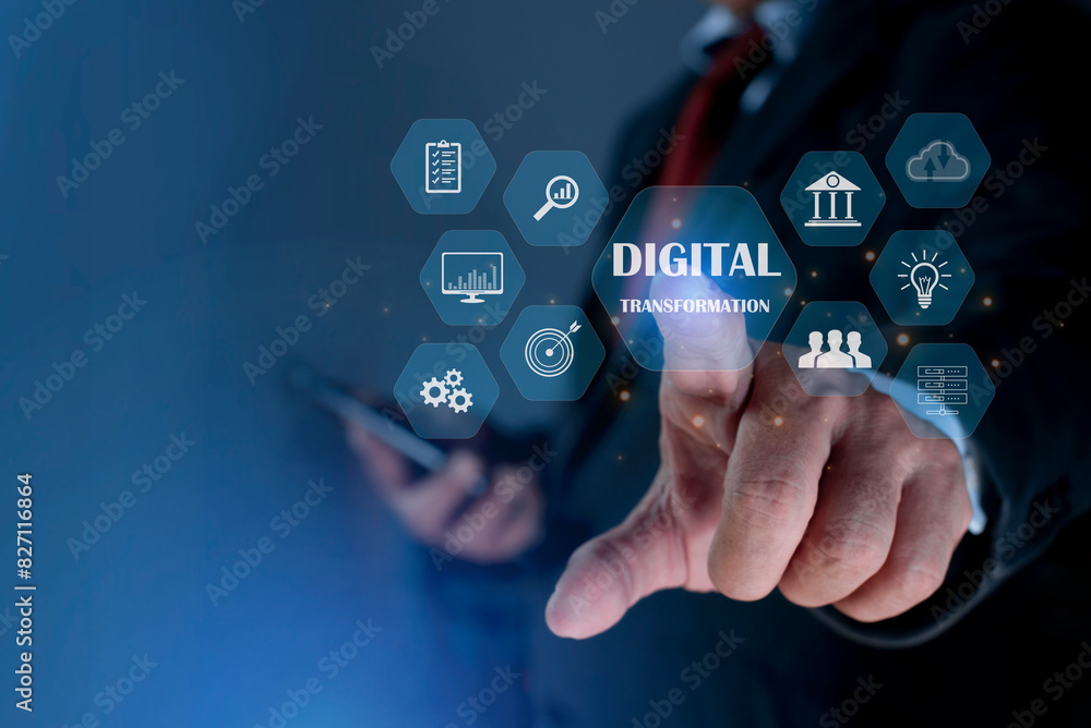 Digital transformation technology strategy, System engineering. Binary ...