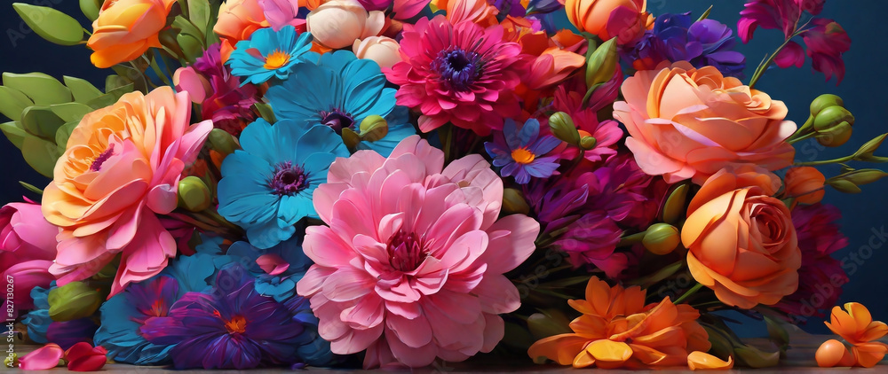 Imagine a bouquet of vibrant flowers, each one carefully placed to ...