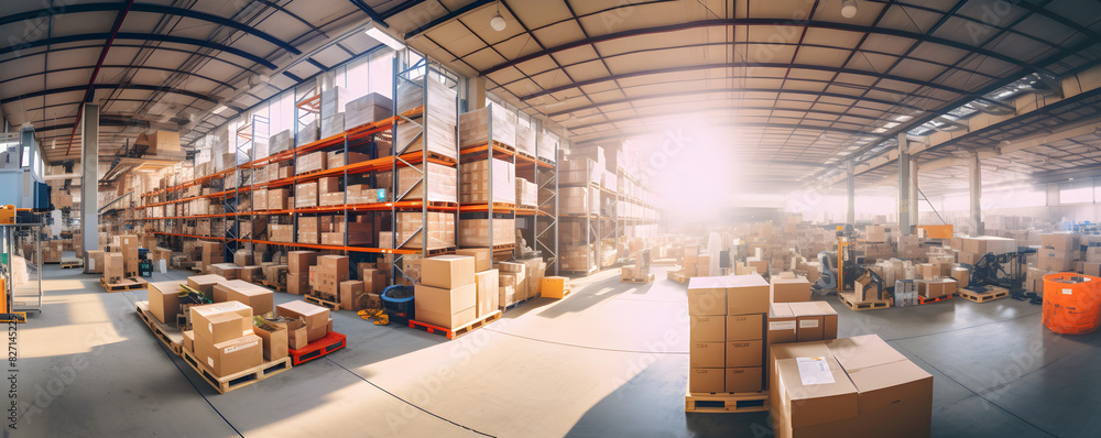 A large warehouse storage filled with lots of shelves, Storage Symphony ...