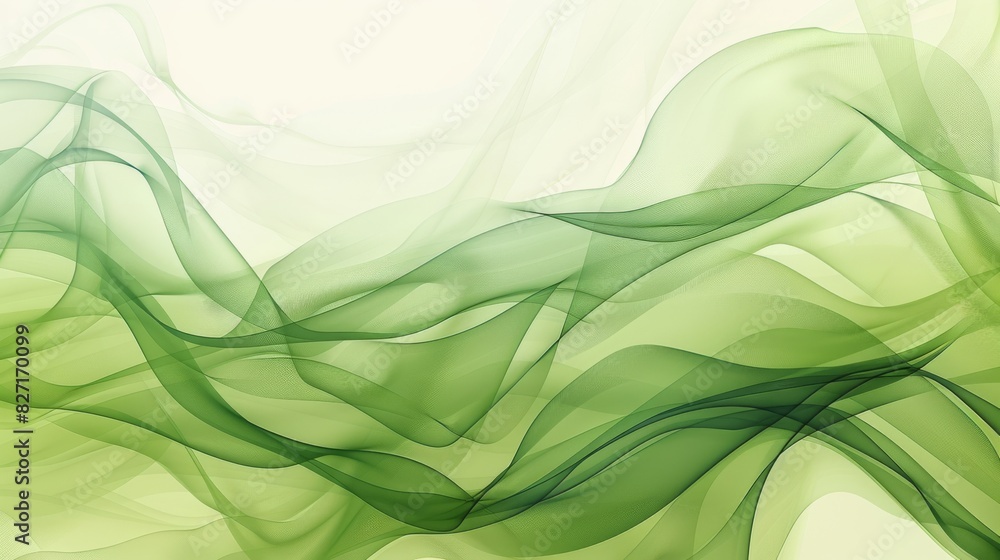 Abstract Green Lines Background Stock Illustration | Adobe Stock