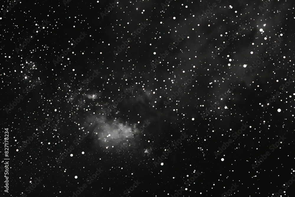 Noise texture that resembles a starlit sky, with small white dots on a ...