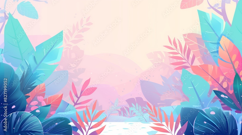 Aesthetic, colorful, and beautiful minimalism nature-based wallpaper ...