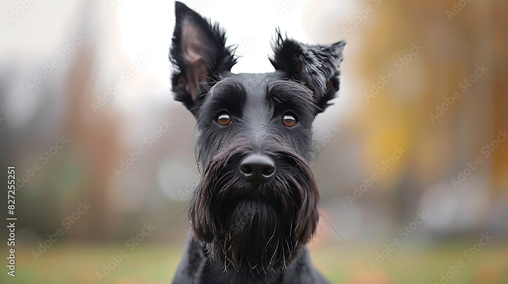 The Scottish Terrier, or Scottie, is a small breed with a distinctive ...