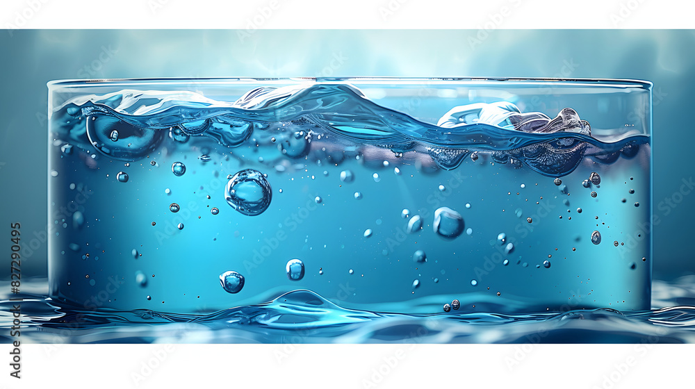 Electrolyzer and water isolated on white background, png Stock ...