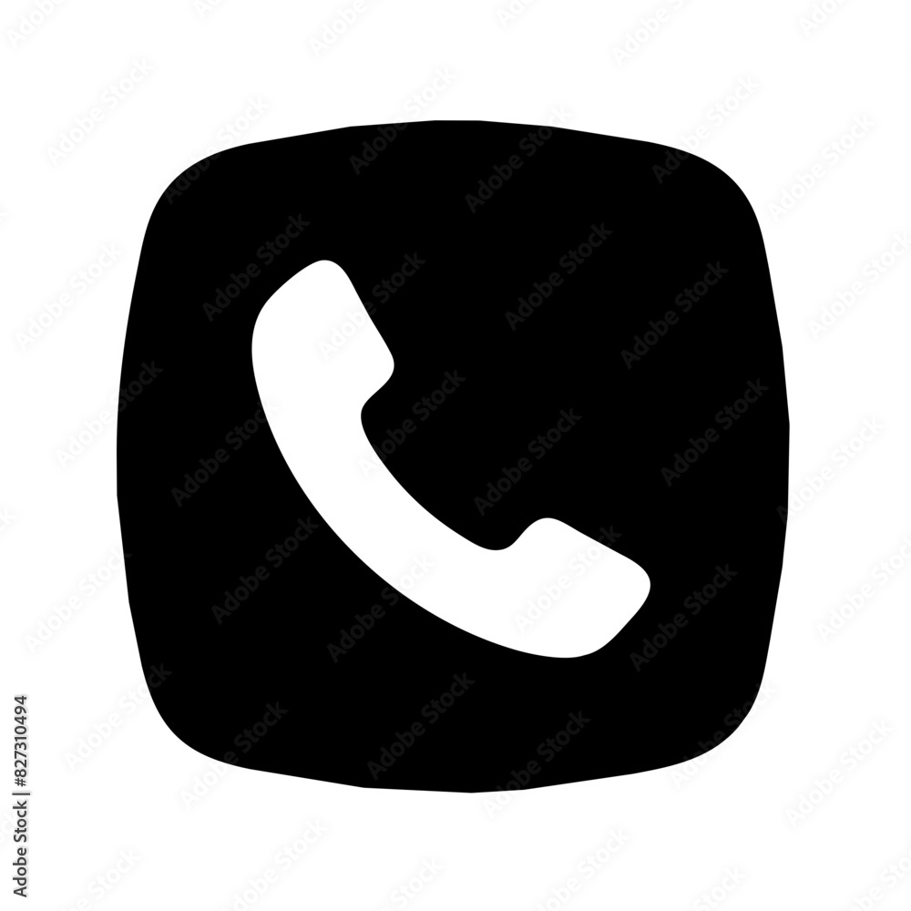 Dial Icon - Communication Symbol for Contact Us, Hotline, and Customer ...
