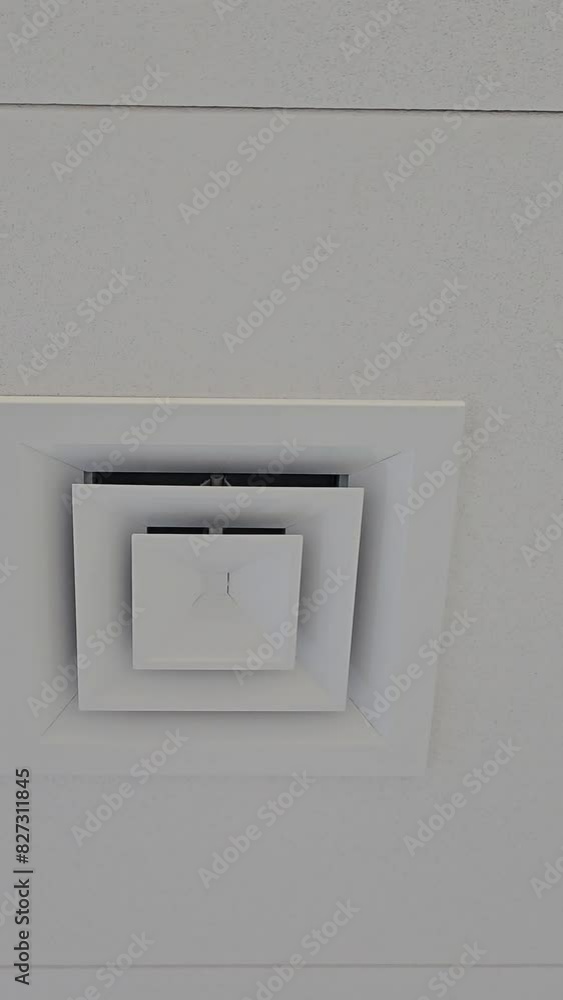 White inner ceiling hood. Details of a modern interior. Design and ...