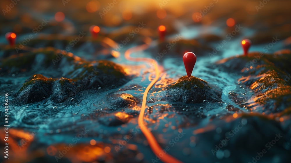 Digital transformation target roadmap with key milestones and ...