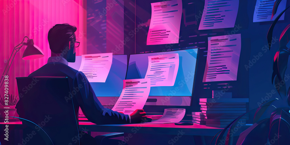 Invoice Fraud: An image showing how invoice fraud works, with ...