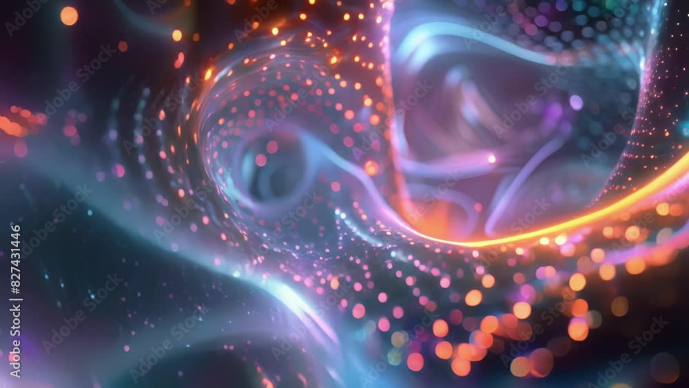 An animated graphic depicts a particle as it tunnels through a barrier ...