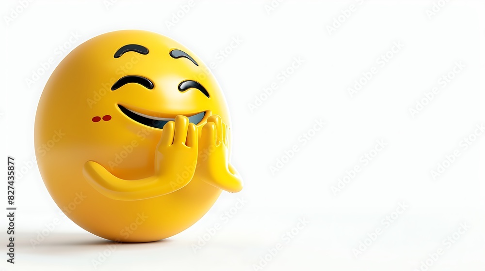 clapping emoji on a bright white background with space for copy The ...