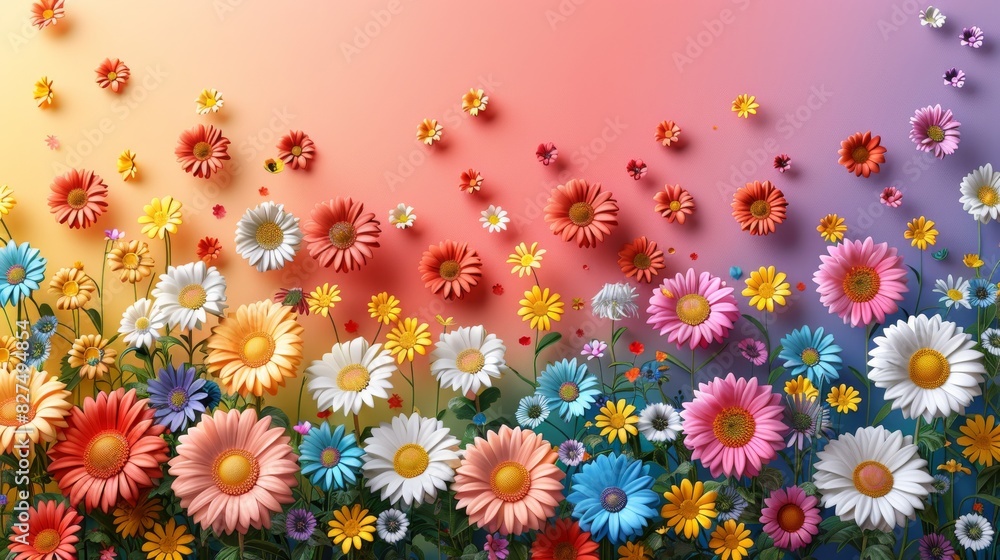 ภาพประกอบสต็อก Pride month background. LGBTQ symbols and rainbow circle ...