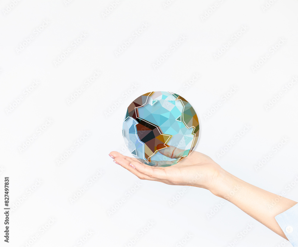 Woman hand making on white background. Woman's finger pointing ...