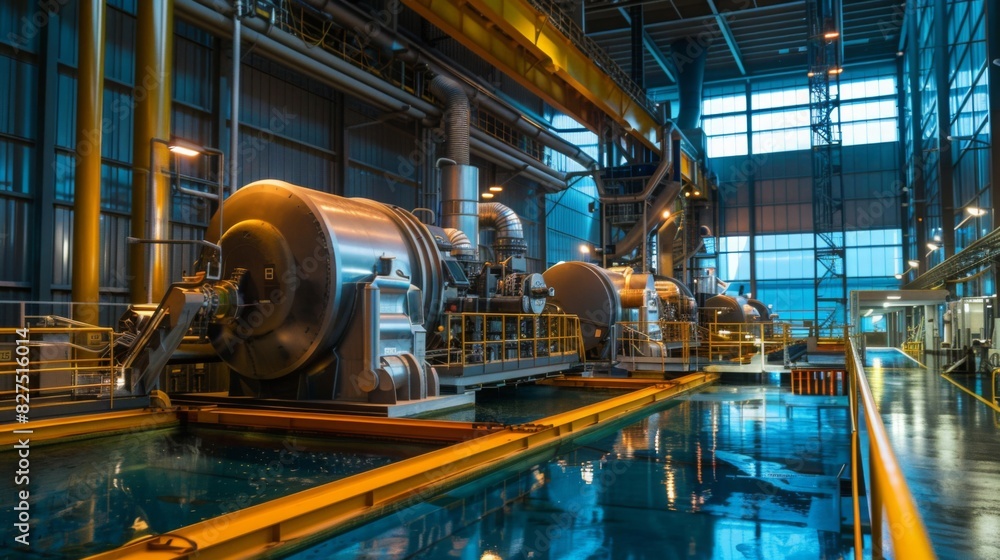 A boiling water reactor (BWR) where water is turning into steam, with ...