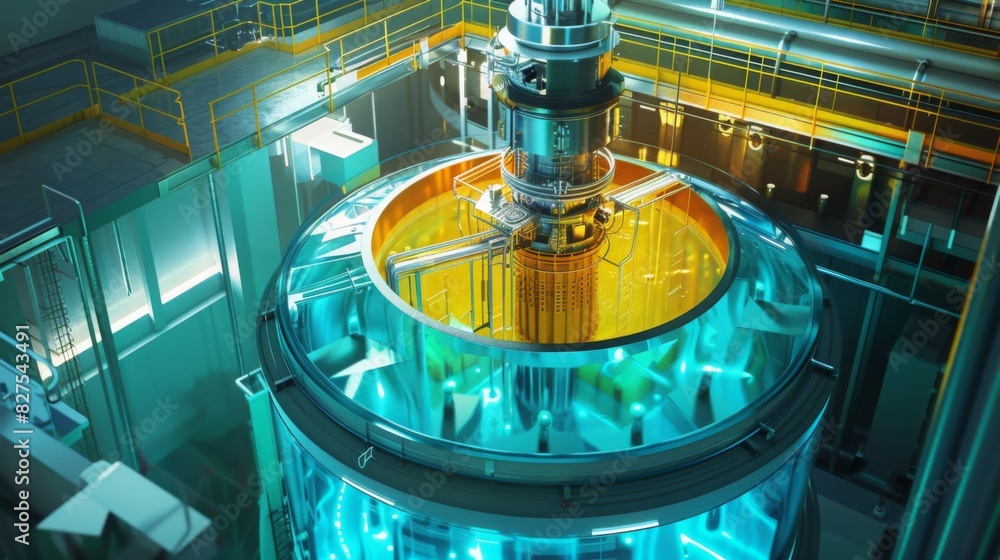 A heavy water reactor (HWR) using deuterium oxide as a moderator, with ...