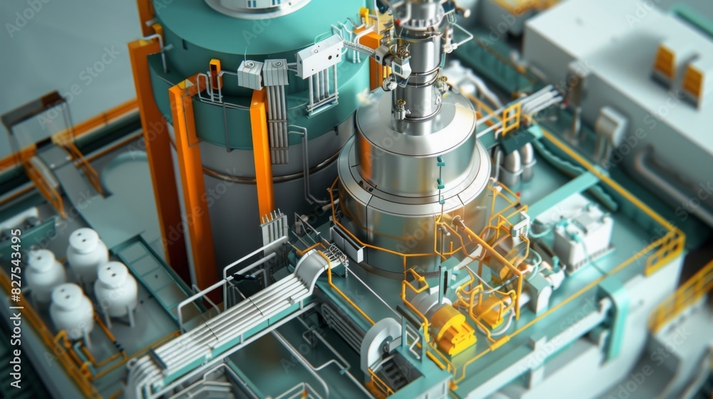 A heavy water reactor (HWR) using deuterium oxide as a moderator, with ...