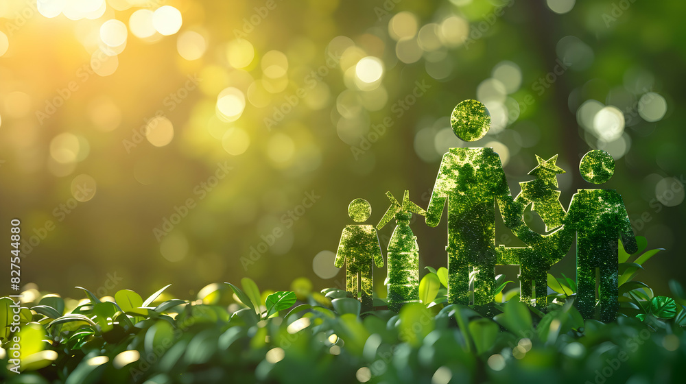 Environmentally Conscious Family: High Resolution Image Showcasing ...