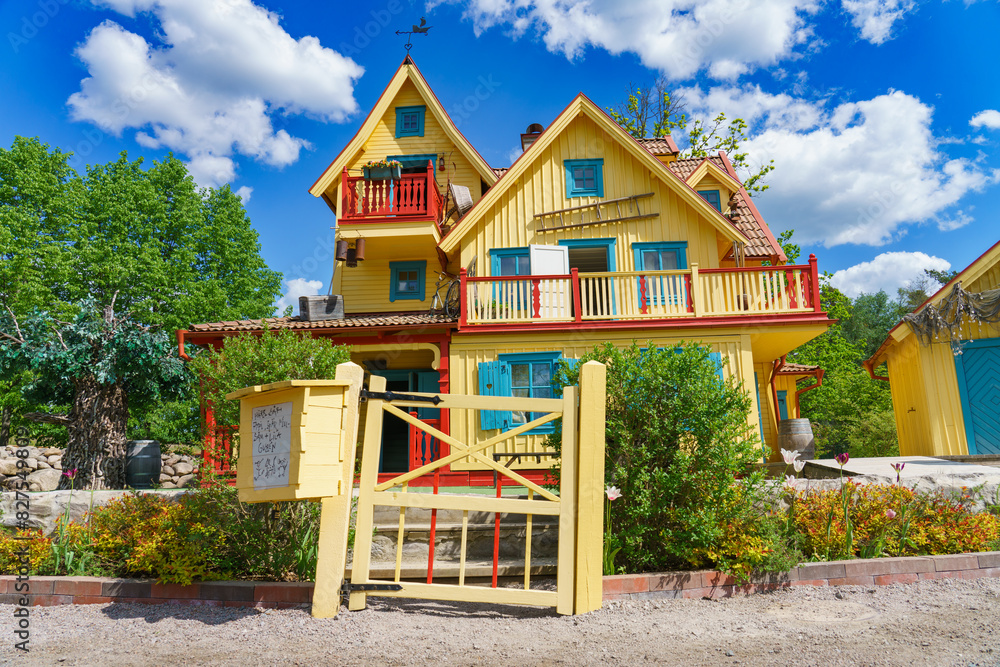 The Villekulla Cottage (Pippi Longstocking's house) in the "Astrid ...