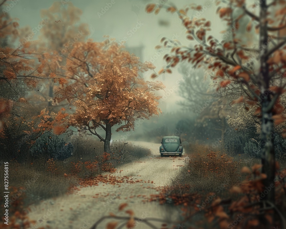 Nostalgic Moment A Depiction of Faded Colors and Soft Focus Evoking ...