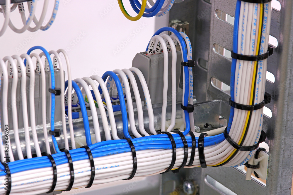 Connection of electrical wires to electronic control modules in an ...