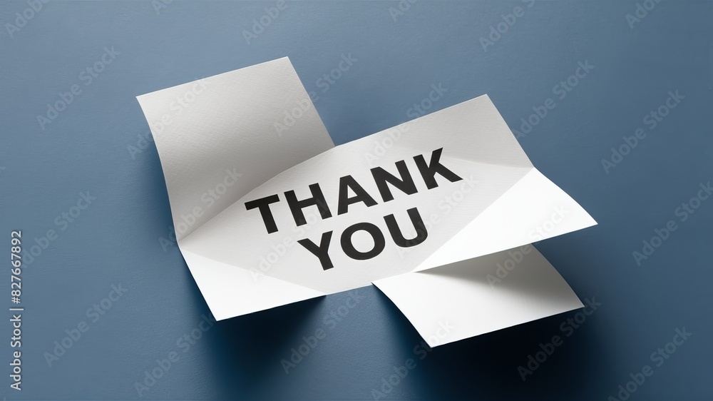 Thank you message for card, presentation, business. Expressing ...