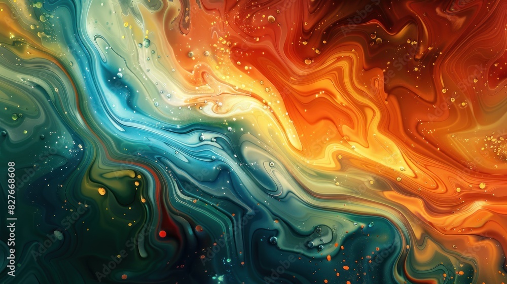 This abstract background showcases a harmonious blend of colors and ...