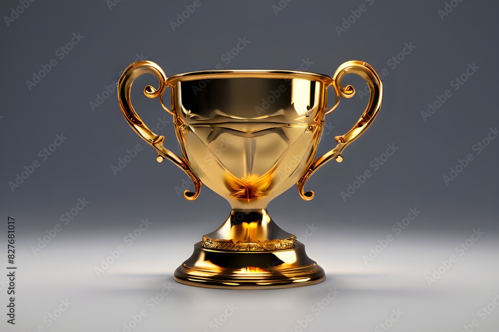 Cup for Golden Winners TrophyA realistic Golden Trophy for the ...