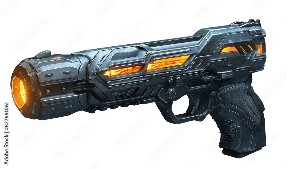 Taser isolated solid white background, without shadow, single object ...