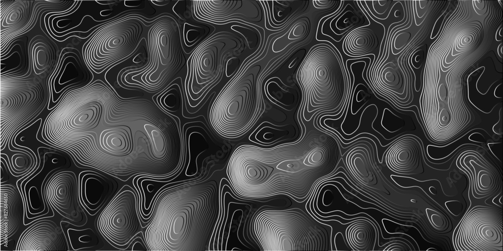 Modern design with White background with topographic wavy pattern ...