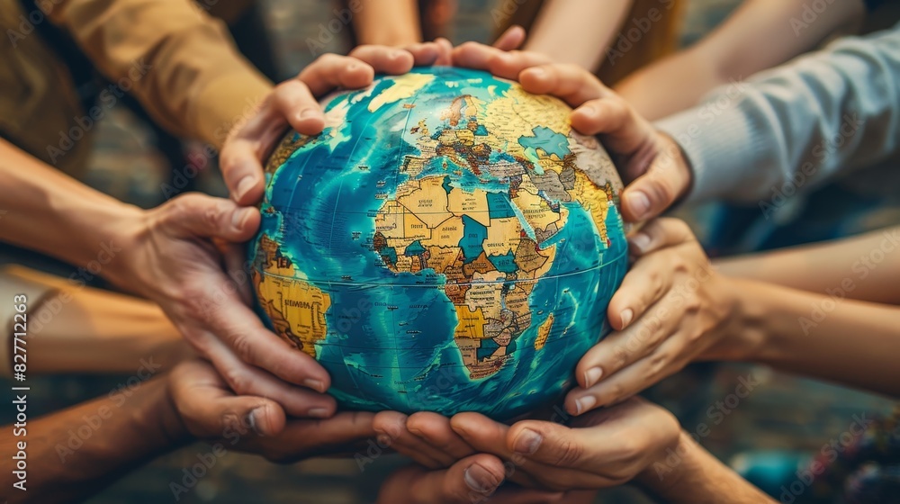 Unity Across Borders: Global Trust and Agreement Poster with ...