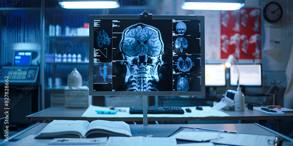 Forensic medicine science concept for Diverse team of neurosurgeon and ...