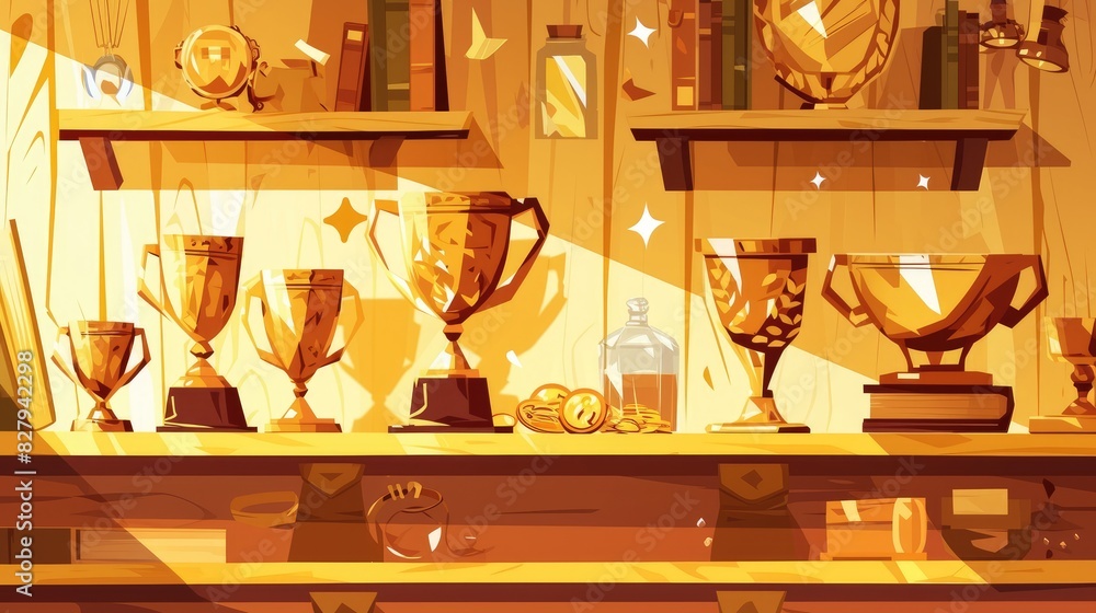 In this educational kids game your challenge is to match the trophy cup ...