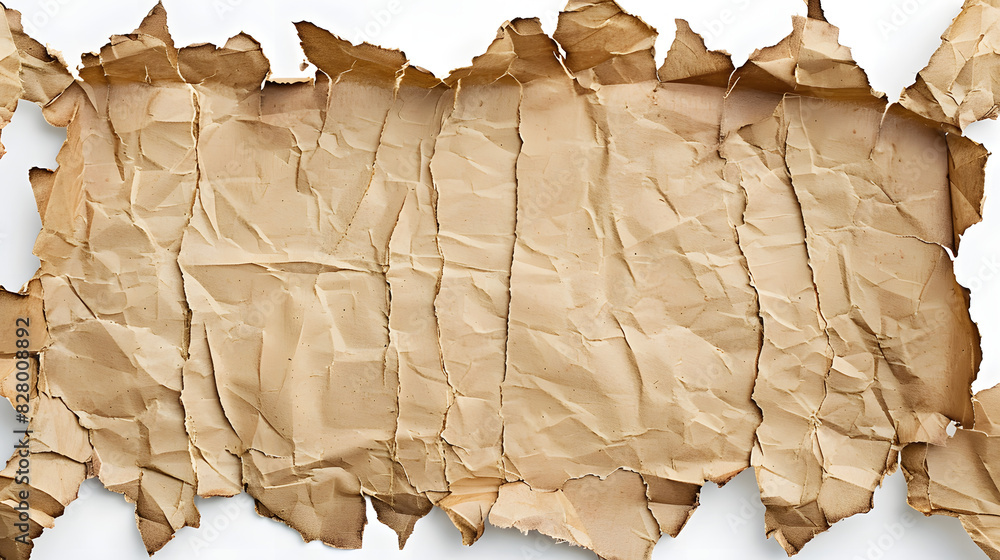 Ripped paper border frame png on diy isolated on white background ...