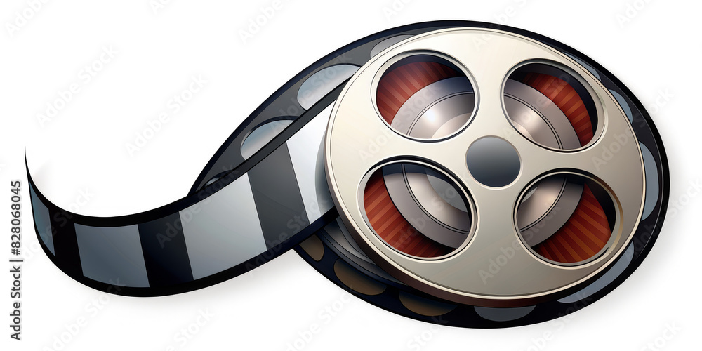 Movie film reel png sticker, entertainment graphic, transparent ...