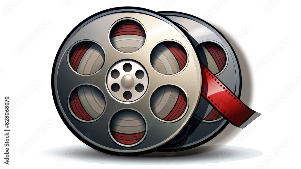 Movie film reel png sticker, entertainment graphic, transparent ...