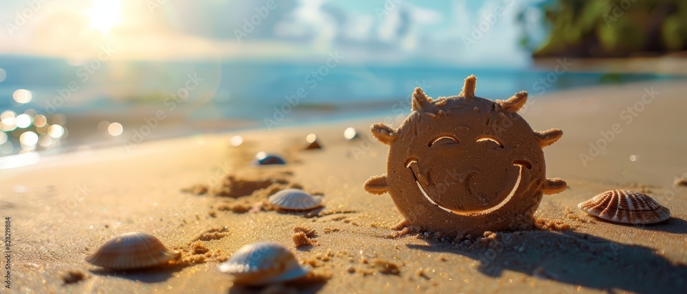 Columbus Day Weekend brings images of summer beach smiling sun happy ...