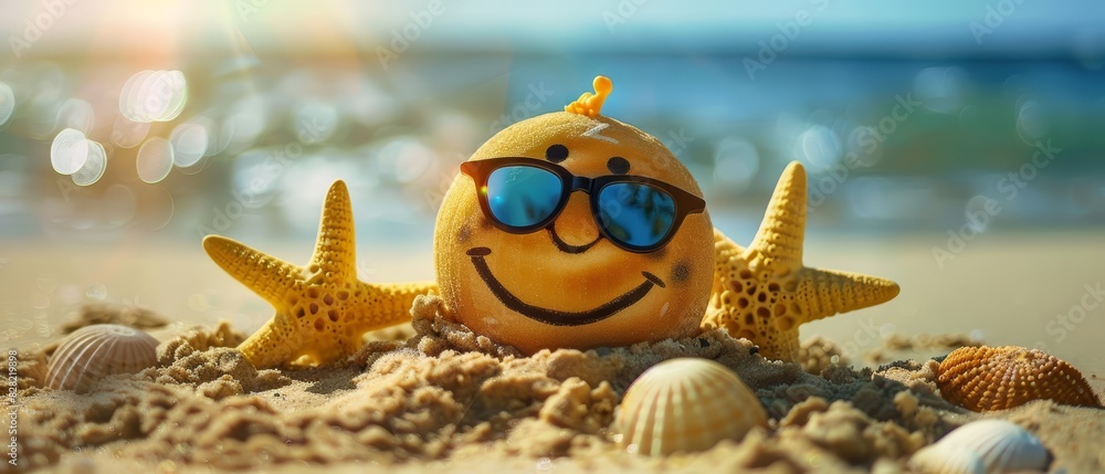 Columbus Day Weekend brings images of summer beach smiling sun happy ...