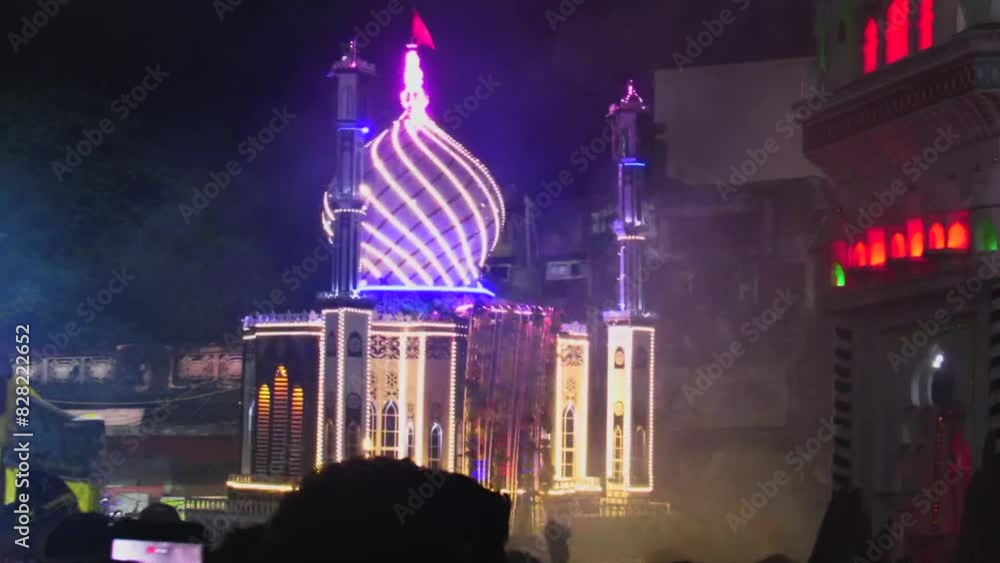 Tazia procession muharram ashura ceremony martyrdom of Imam Hussain ...