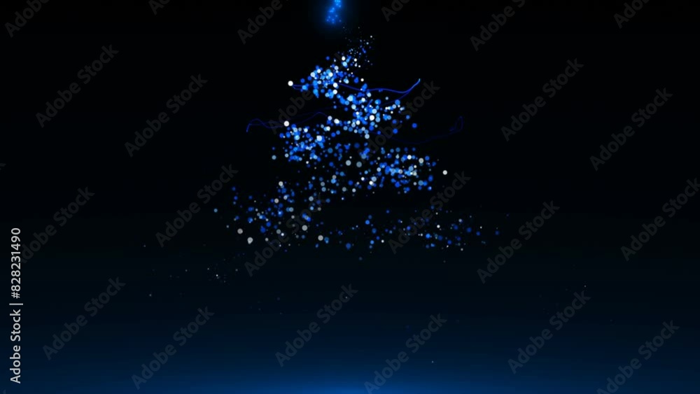 Vidéo Stock Set of particle light streaks for using as separate ...