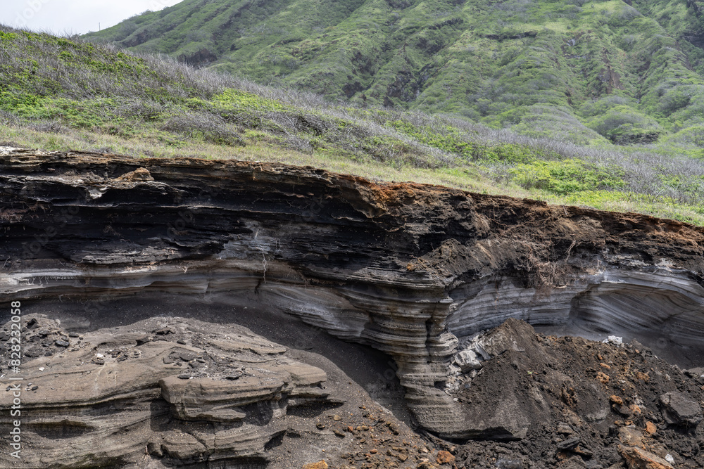Tuff is a type of rock made of volcanic ash ejected from a vent during ...