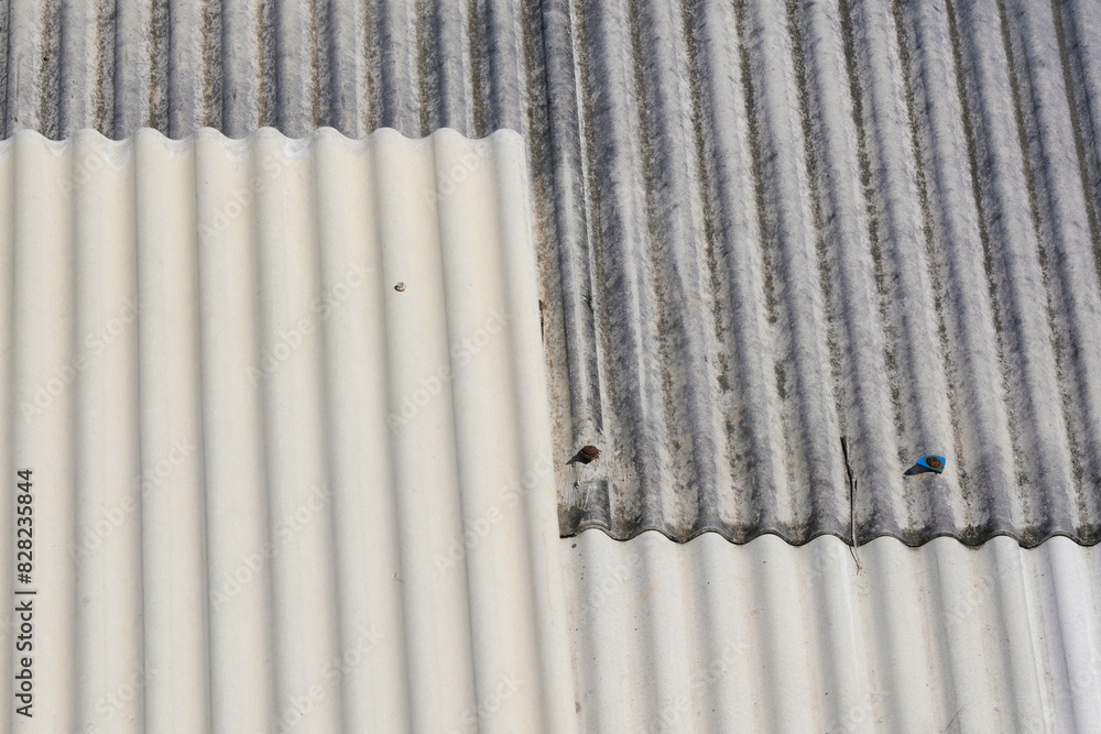Old Asbestos cement roofing sheets, Asbestos roof, Corrugated Asbestos ...