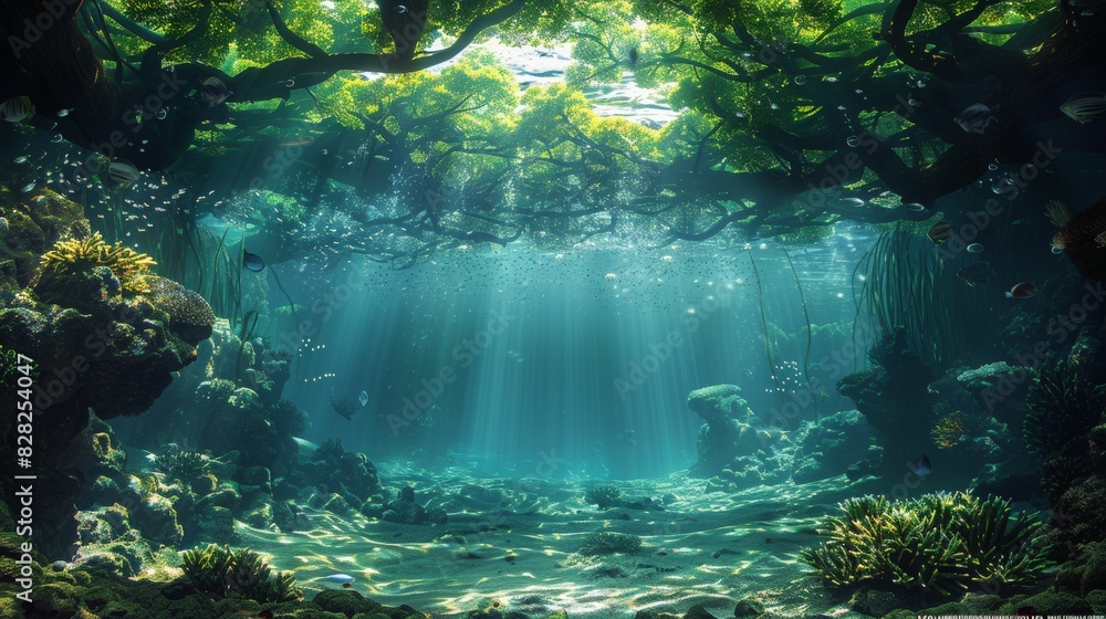 Illuminate the intricate beauty of underwater habitats with captivating ...