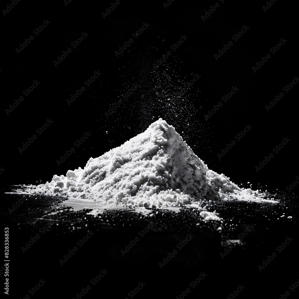 "Pile of Cocaine Powder" Stock Illustration | Adobe Stock