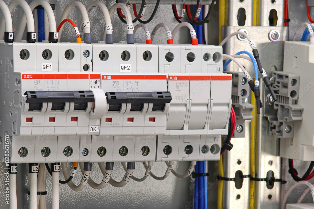 ABB electric circuit breakers for protection of electrical loads. They ...