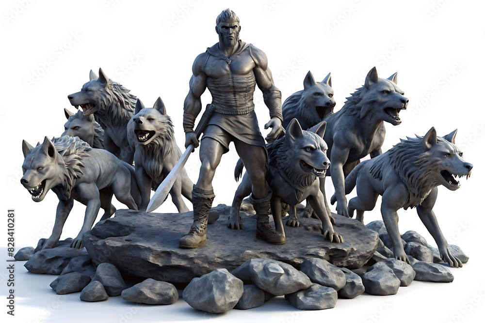 A resourceful survivalist setting a clever trap for a pack of hungry ...