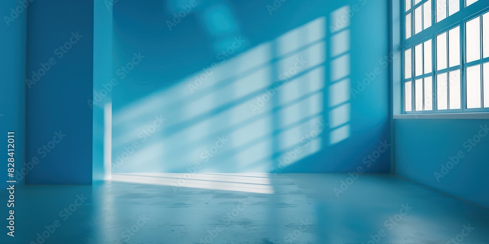 light blue photo studio background, professional natural dramatic ...