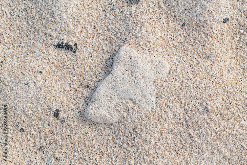 Sand with Beachrock. Beachrock is a friable to well-cemented ...
