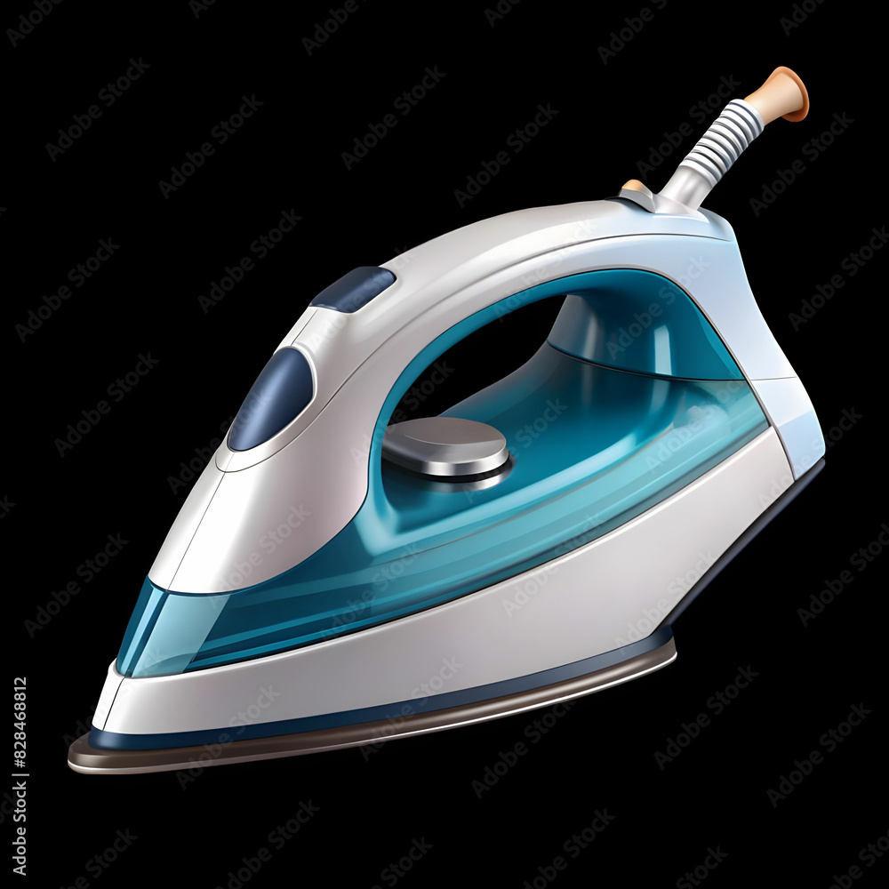 clothes iron isolated on transparent background. iron isolated on ...