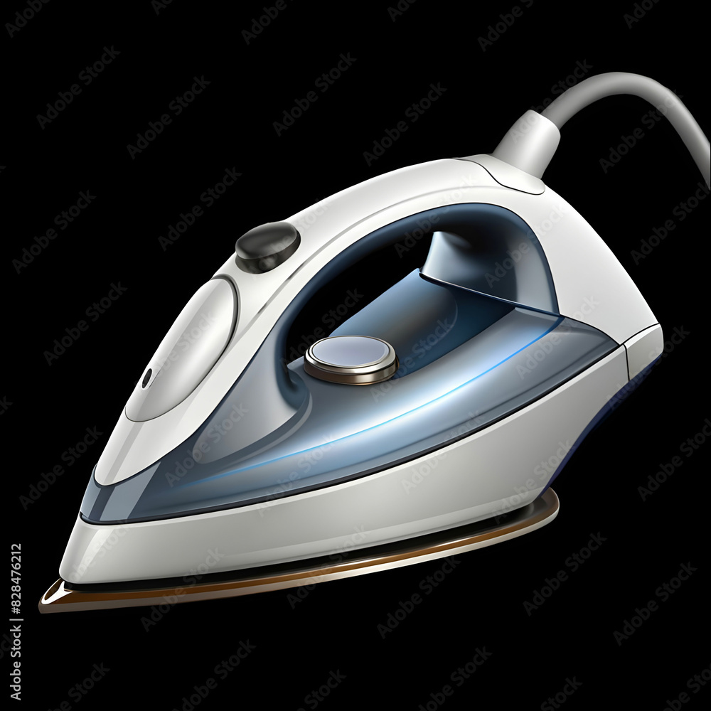 clothes iron isolated on transparent background. iron isolated on ...