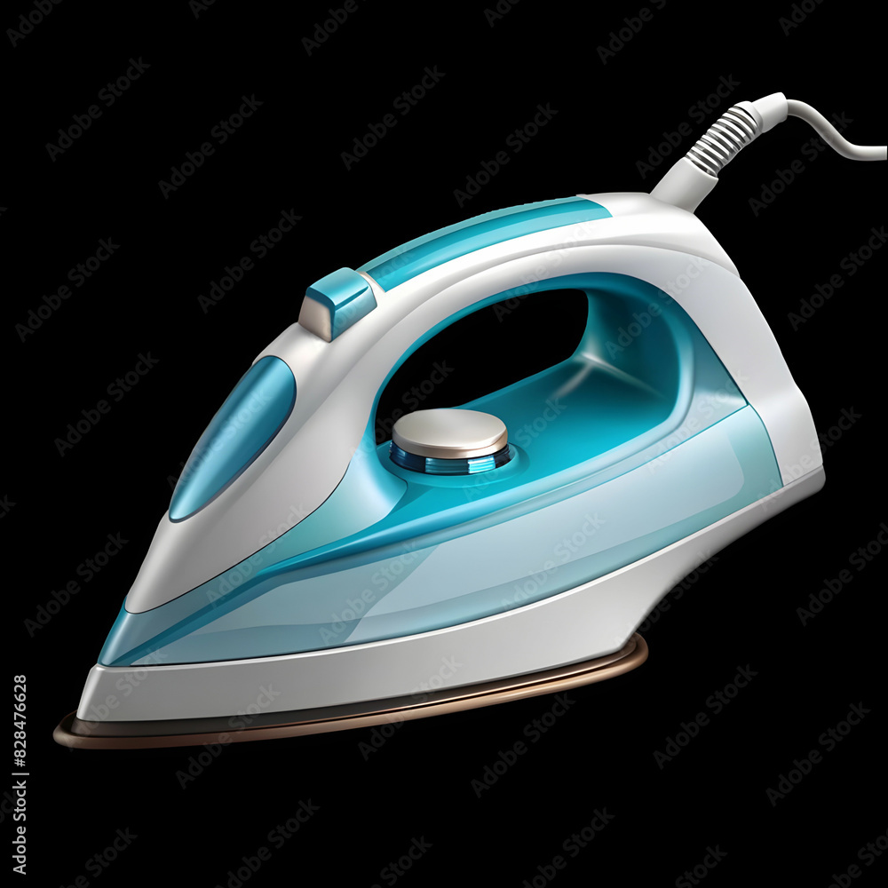 clothes iron isolated on transparent background. iron isolated on ...